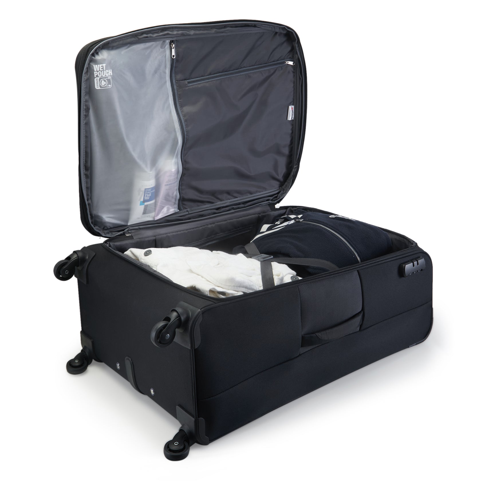 Meridian Transit 4 Wheel Trolley Suitcase – Citizen