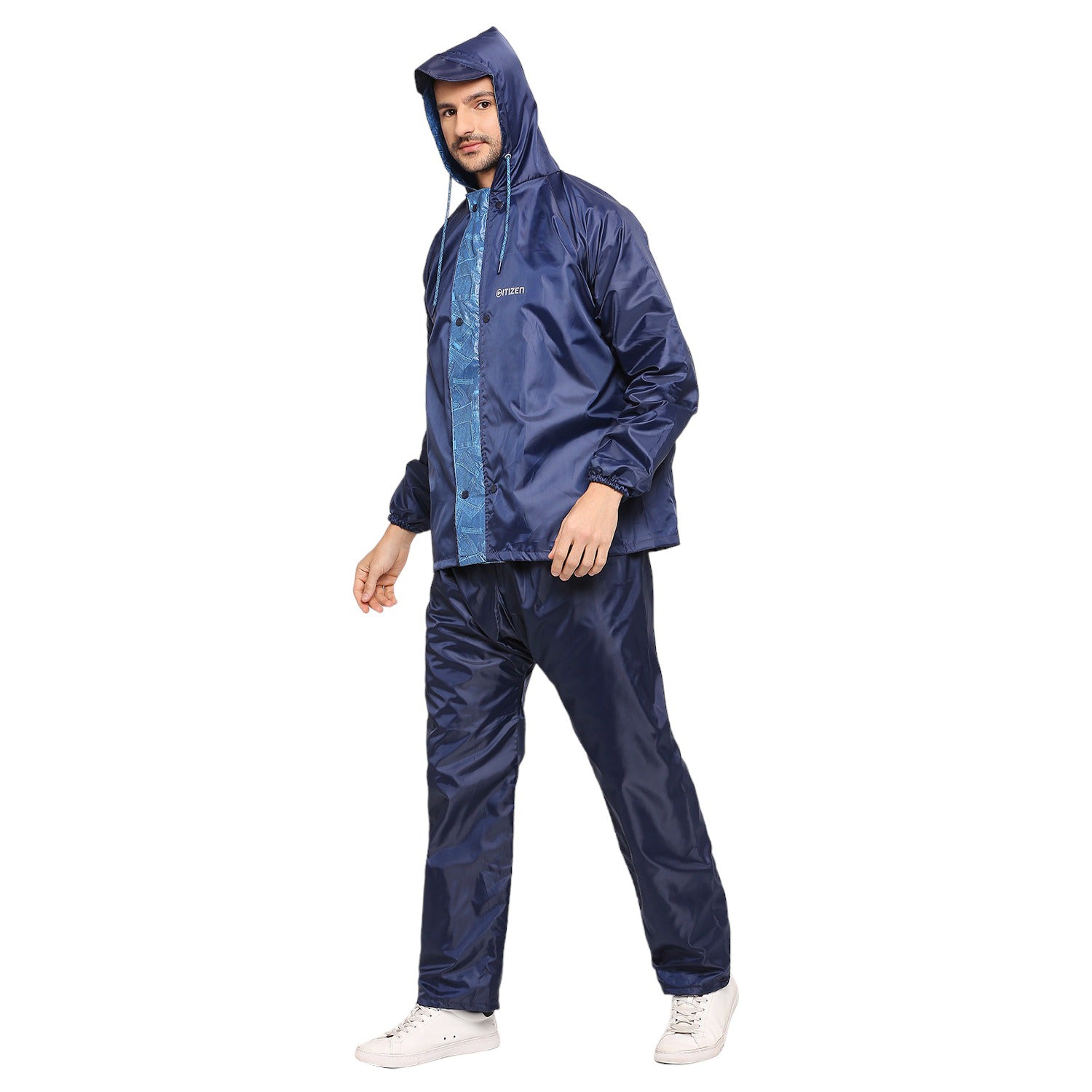 Citizen Exclusive Denim Reversible Raincoat Denim Printed