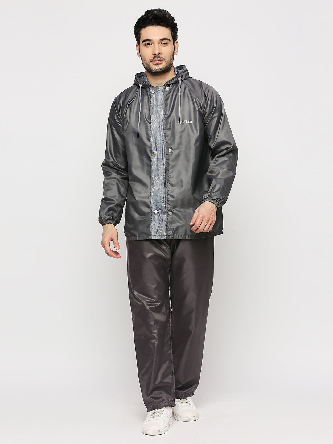 Citizen Exclusive Denim Reversible Raincoat Denim Printed