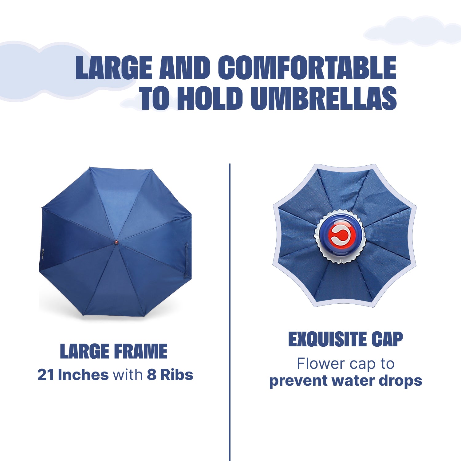 3 Fold Umbrella with handle support and Quick dry Material – Citizen