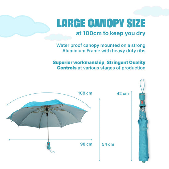2 Fold Solid Umbrella with UV Coated & Larger Frame – Citizen