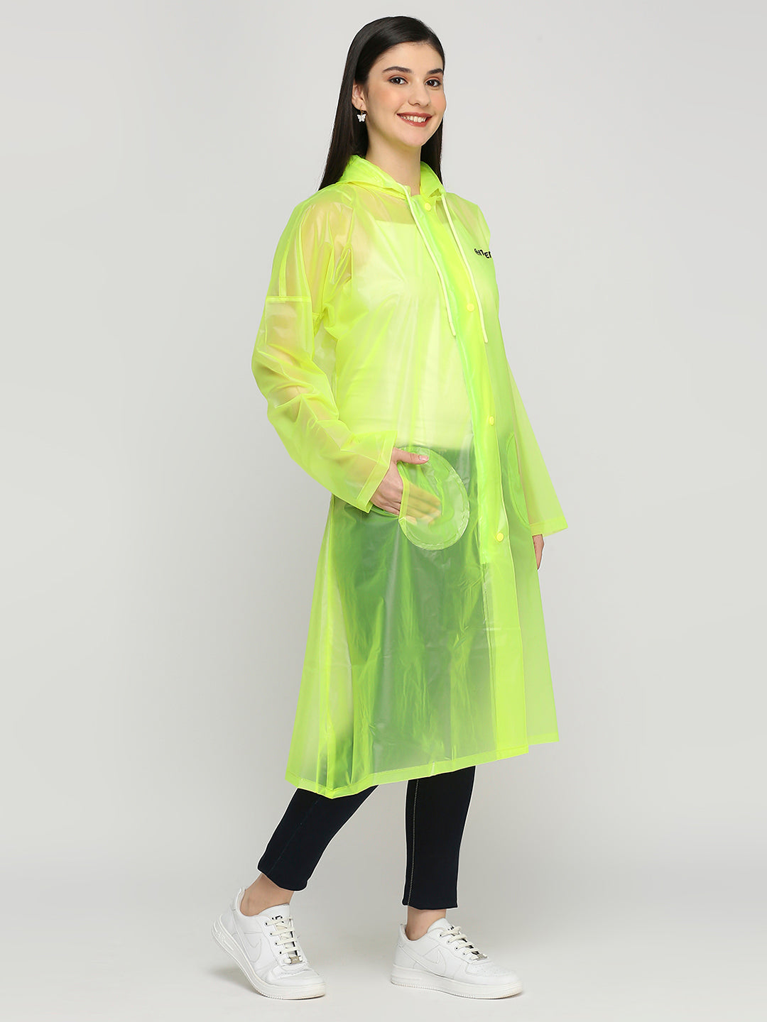 Transparent Raincoat For Women with Adjustable Strap – Citizen