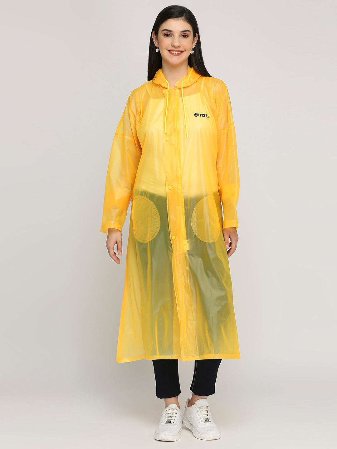 Transparent Raincoat For Women with Adjustable Strap – Citizen
